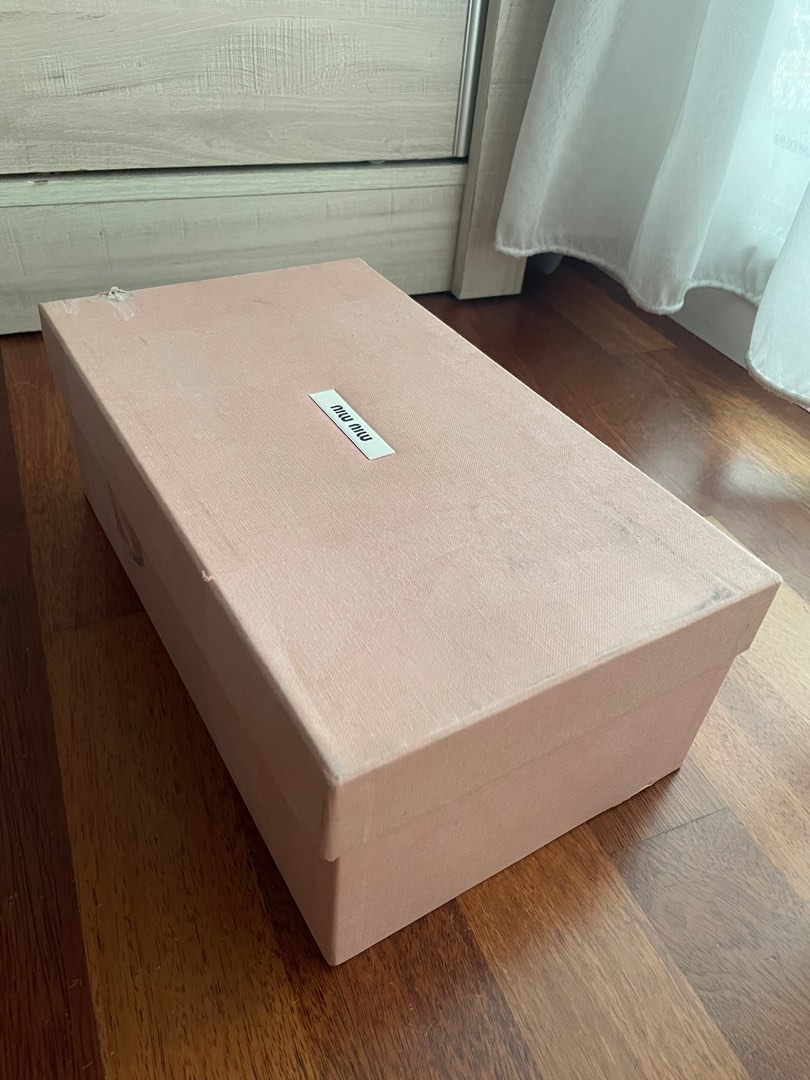 Miu Miu shoe box, Luxury, Accessories on Carousell