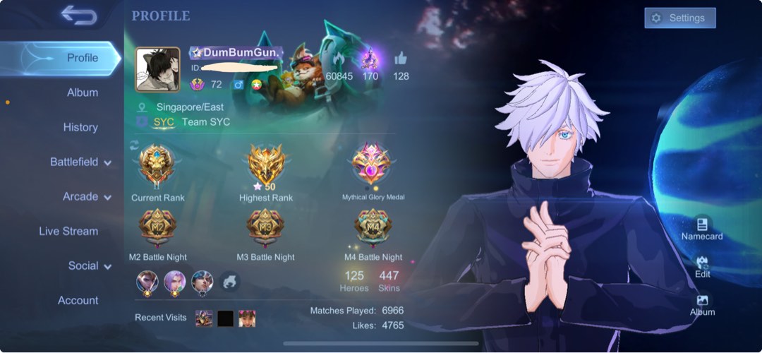 Mobile Legends Account/MLBB ACC, Video Gaming, Gaming Accessories, Game ...