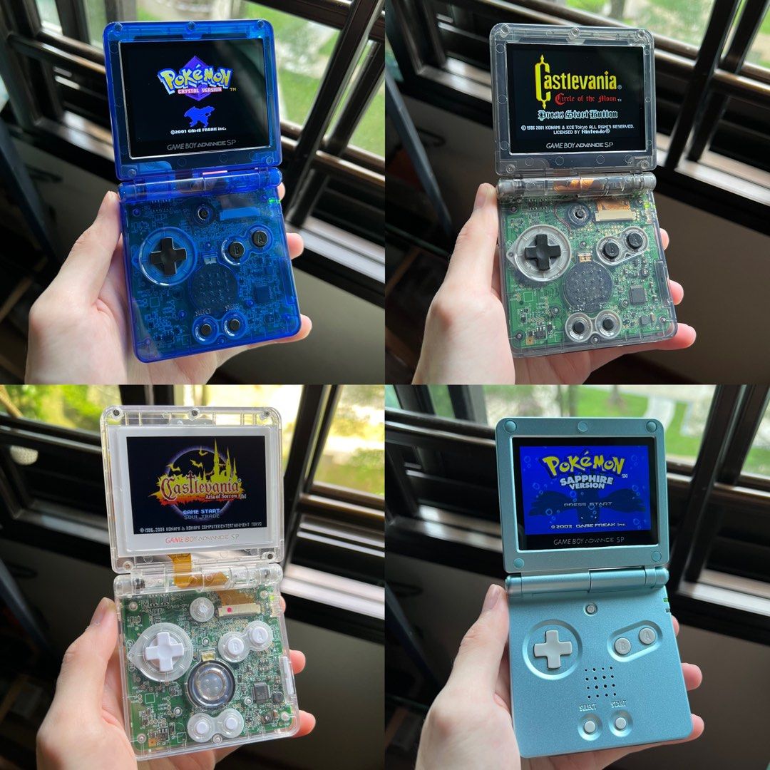 Modding Service for Gameboy Advance SP | Replacement IPS Screen ...