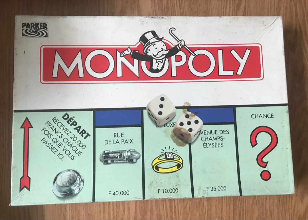 Monopoly French version, Hobbies & Toys, Toys & Games on Carousell