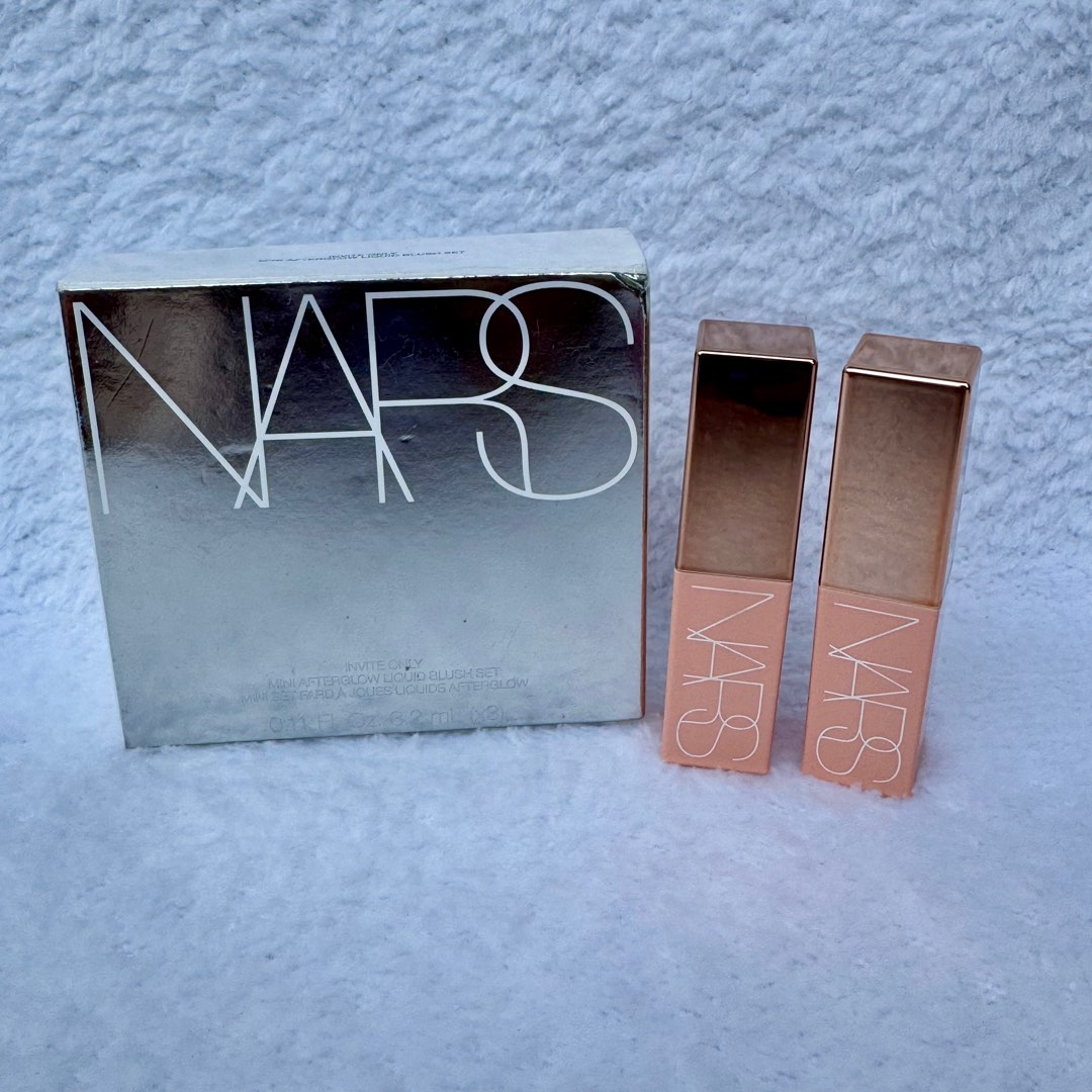 Nars Mini Afterglow Liquid Blush in Dolce Vita and Orgasm Rush, Beauty ...