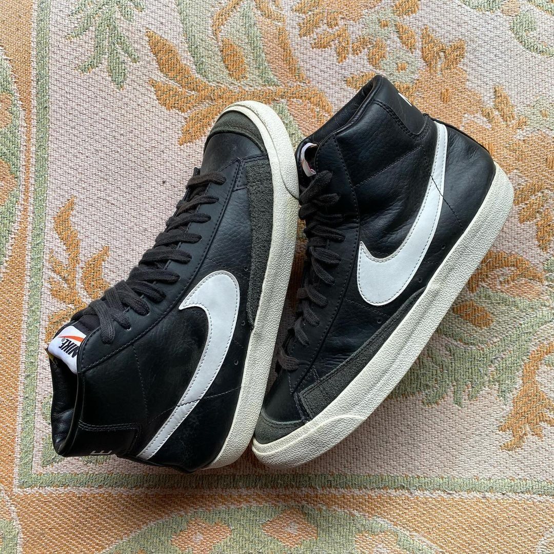 NIKE BLAZER MID 77 BLACK SAIL, Men's Fashion, Footwear, Sneakers on ...