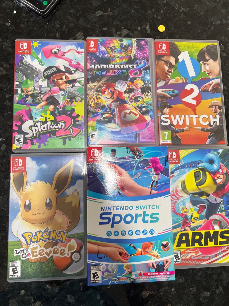 Nintendo switch game kaset cd pokemon eevee mario kart splatoon just ...