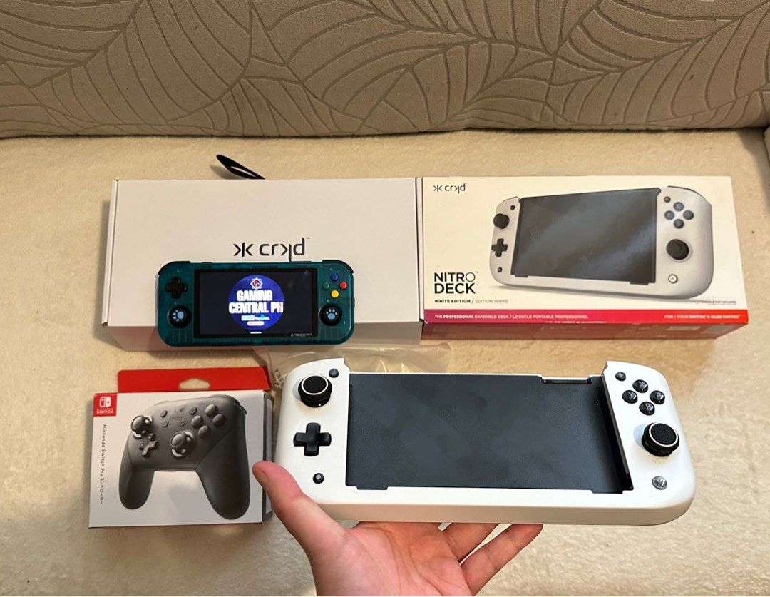 Nitro Deck and Nintendo Switch Official Controller, Video Gaming, Video ...