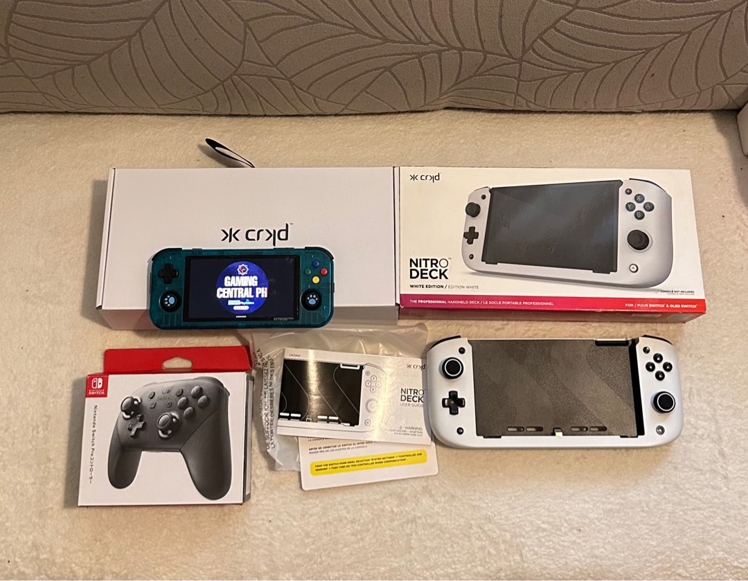 Nitro Deck and Nintendo Switch Official Controller, Video Gaming, Video ...
