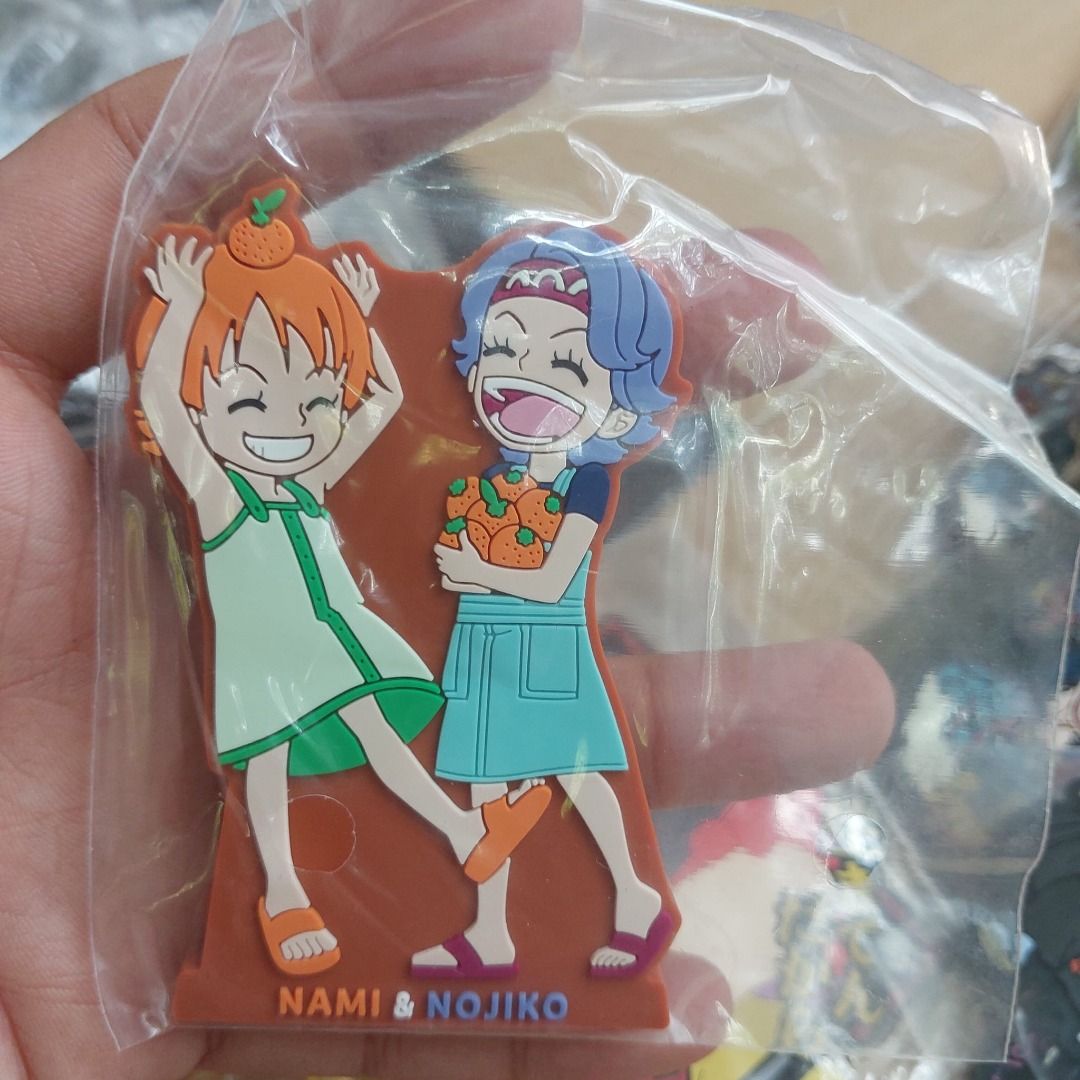 One Piece Cake Island Nami and Nojiko Rubber Standee, Hobbies & Toys ...