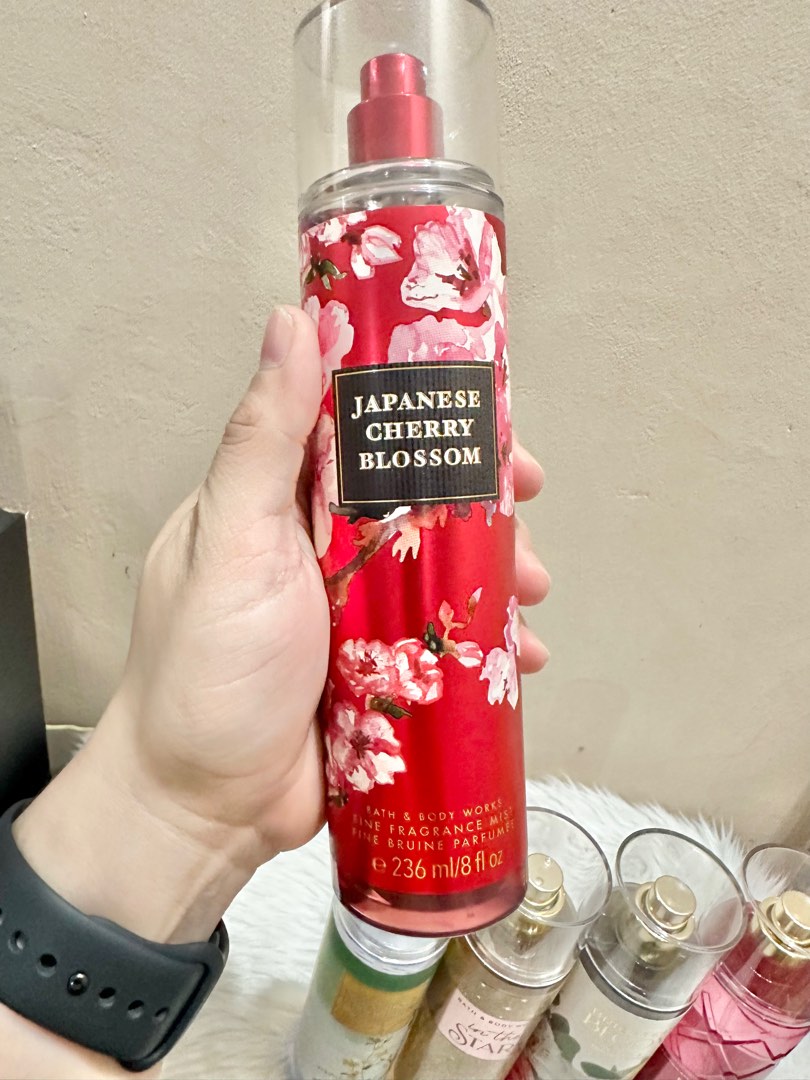 Original Bath and Body Works Japanese Cherry Blossom Fragrance Mist, Beauty & Personal Care ...