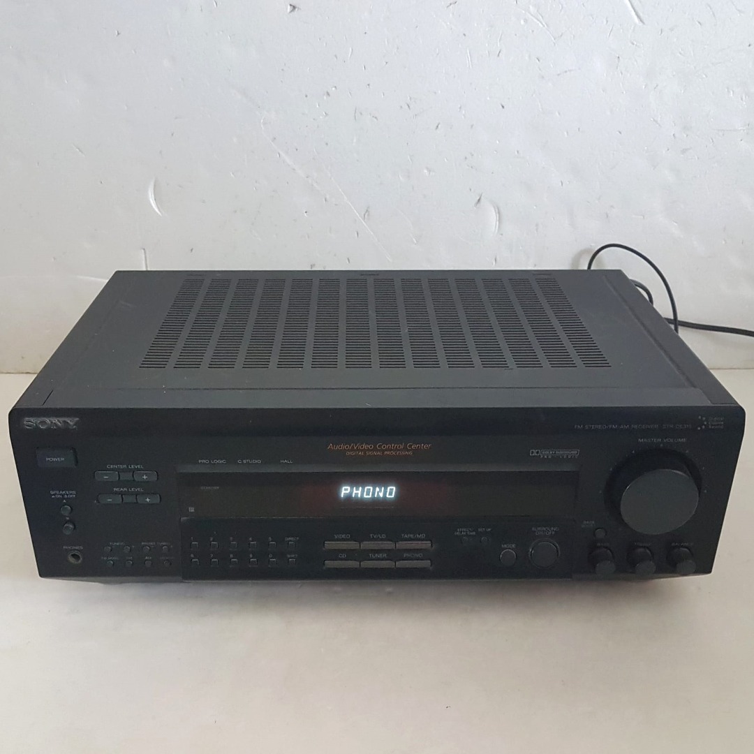 Original SONY Audio Video Receiver, Model STR-DE315, JAPAN, 420 Watts, SONY Audio Video Control ...