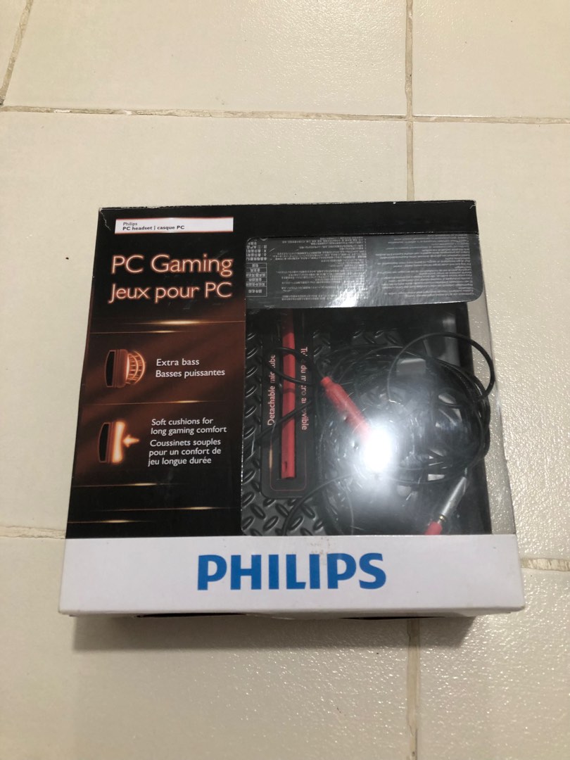 PHILIPS PC GAMING HEADSET, Audio, Headphones & Headsets on Carousell