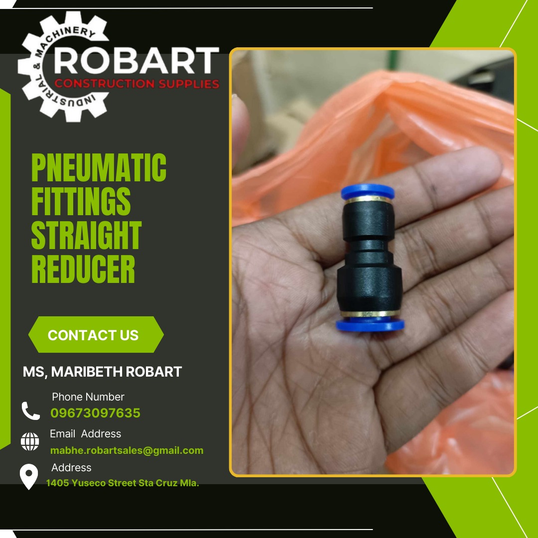 Pneumatic Fittings Straight Reducer, Commercial & Industrial ...