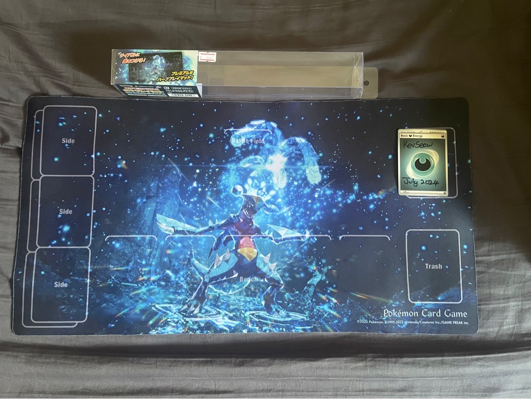 Pokemon TCG Card Game Playmat |Garchomp, Hobbies & Toys, Toys & Games ...