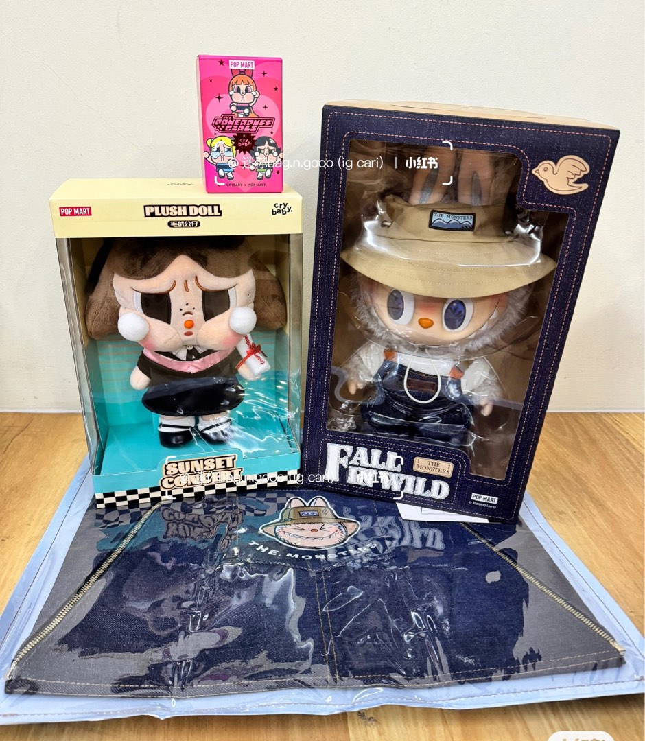 POPMART fall in wild / crybaby, Hobbies & Toys, Toys & Games on Carousell