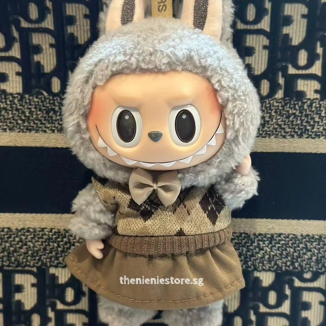 PopMart Labubu Clothes - Knit School Girl Series - The Monsters Tasty ...