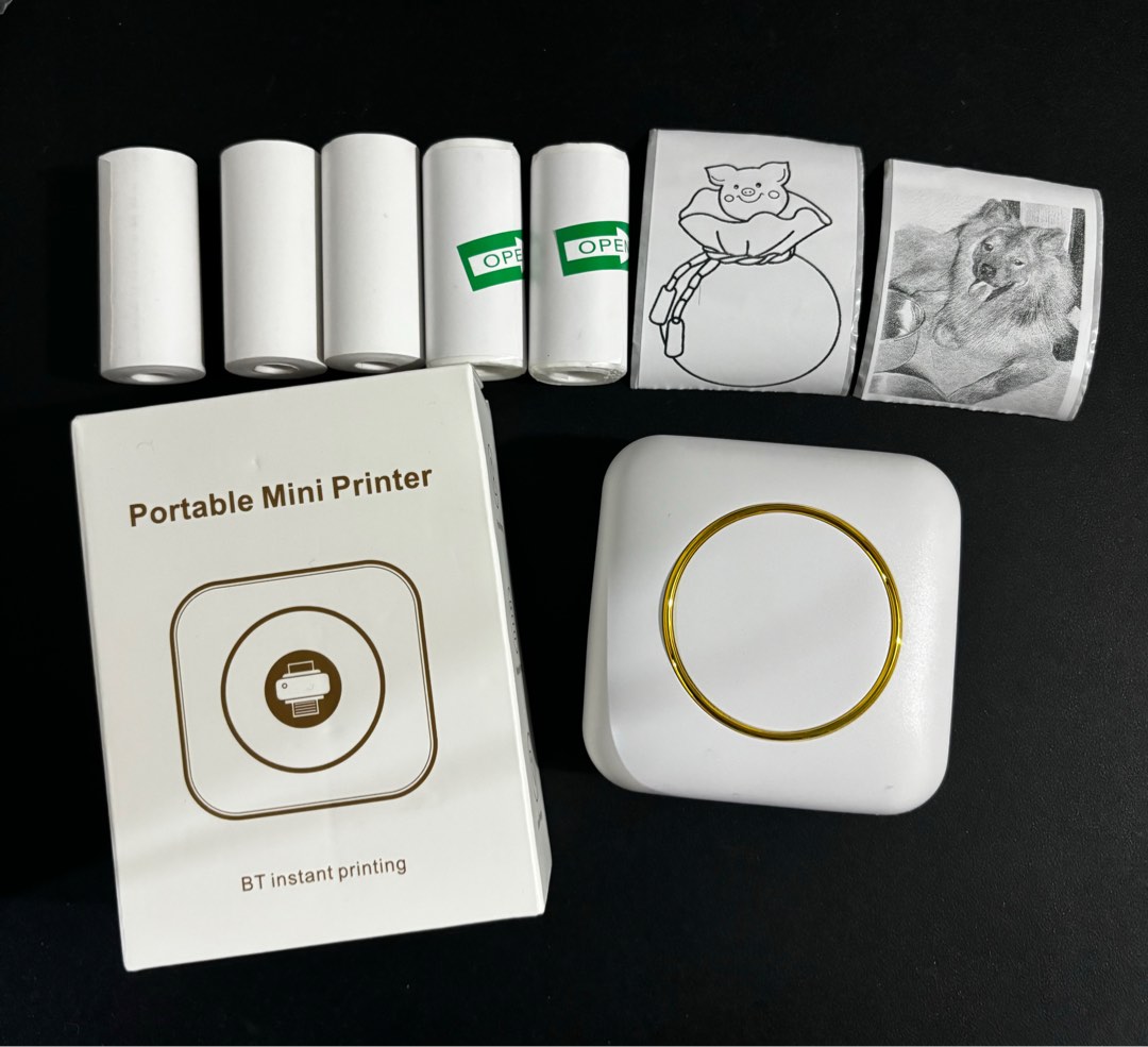 Portable Bluetooth Mini Printer, Computers & Tech, Printers, Scanners ...