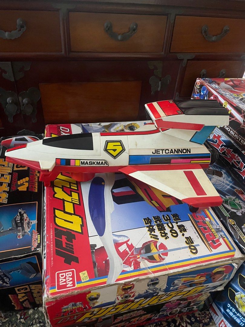 Power Rangers Hikari Sentai Maskman DX jet cannon BANDAI japan, Hobbies & Toys, Toys & Games on ...