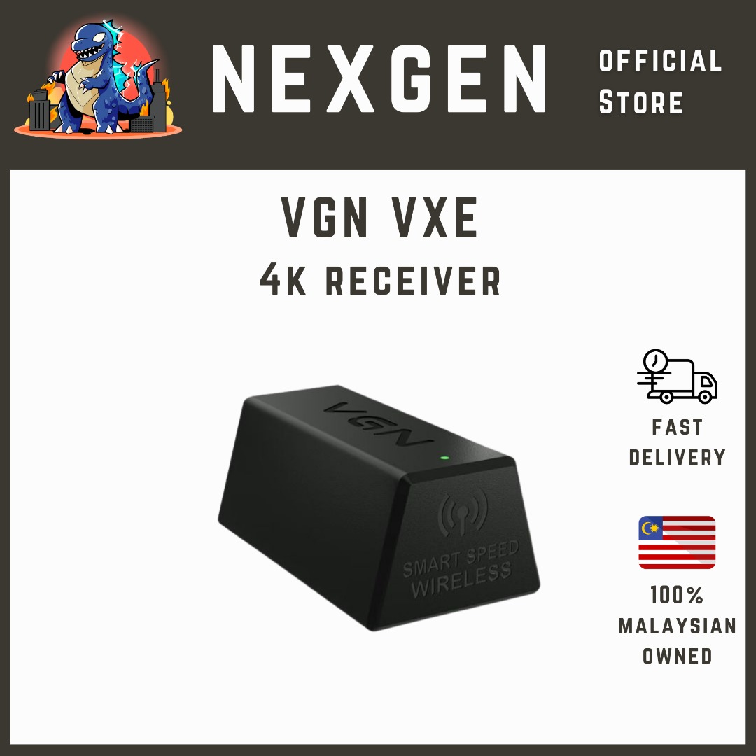 VGN VXE 4K Receiver | R1 F1 Pro Max Wireless 4000Hz Dongle 4K | NexGen Lab, Computers & Tech ...