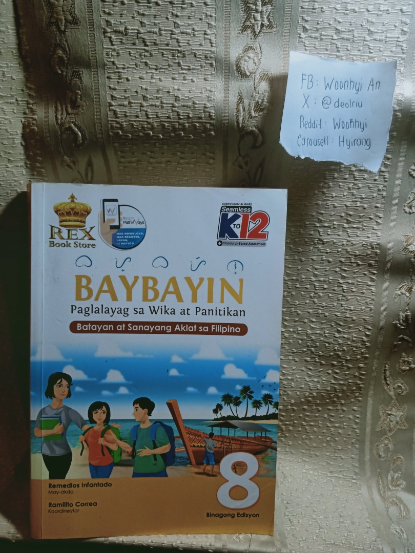 REX Bookstore - Baybayin Grade 8 & 9 | 2018 | Binagong Edisyon (Read ...