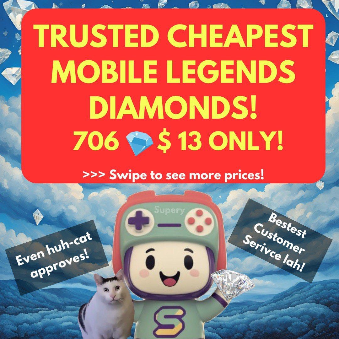 [SALE 🔥 INSTANT 🐱] MOBILE LEGENDS DIAMONDS | ML DIAMONDS | MLBB ...