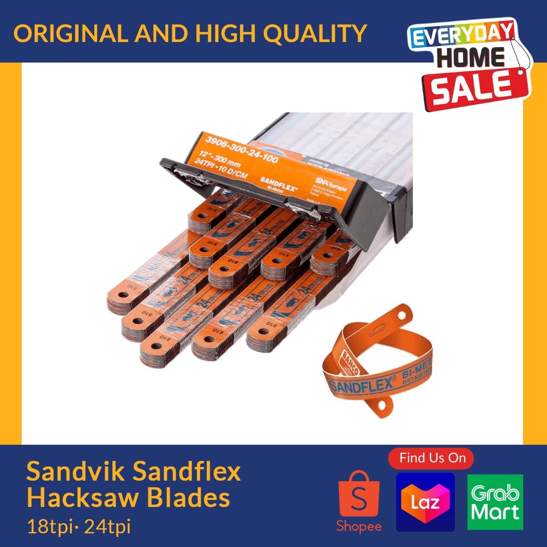 Sandvik Sandflex Hacksaw Blades, Commercial & Industrial, Construction ...