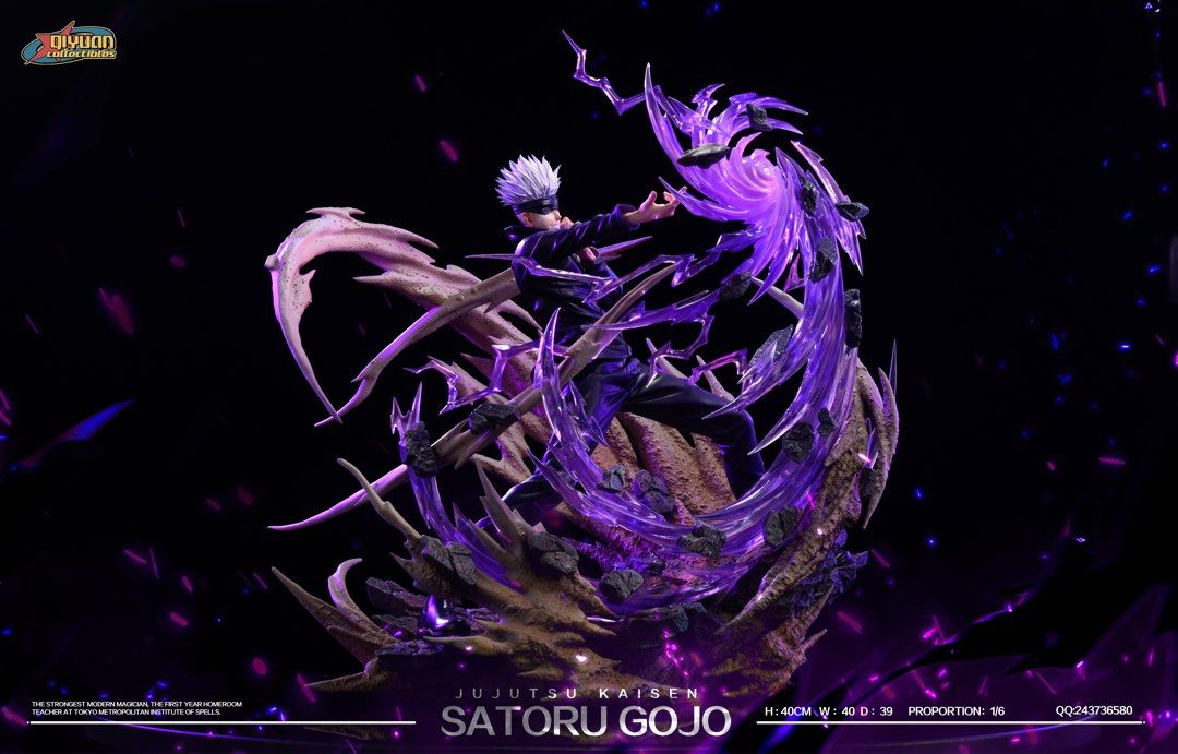 Satoru Gojo GK Figure Qiyuan Studio Jujutsu Kaisen, Hobbies & Toys ...