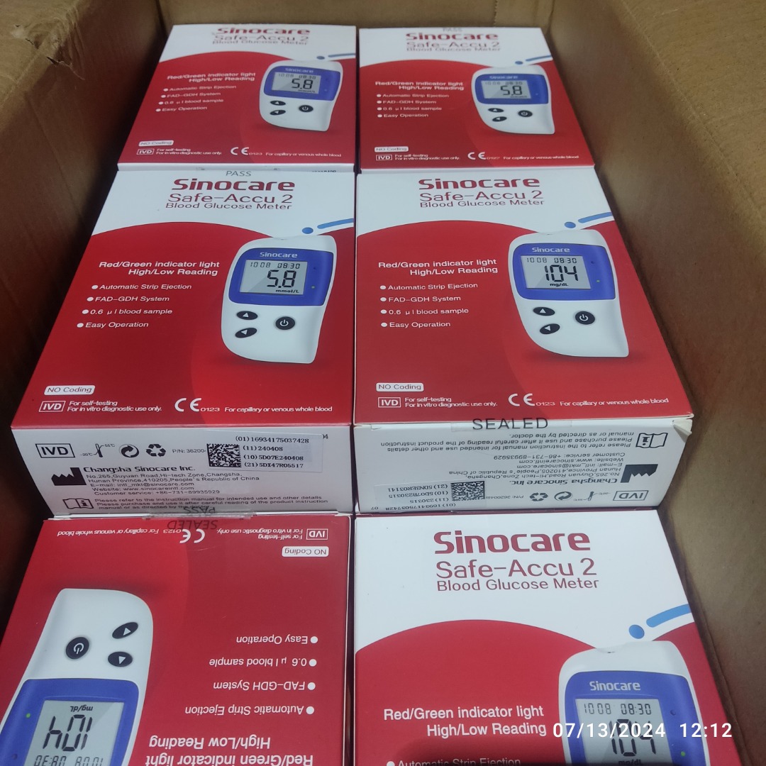 SINOCARE SAFE ACCU 2 METER 22pcs, Health & Nutrition, Medical Supplies ...