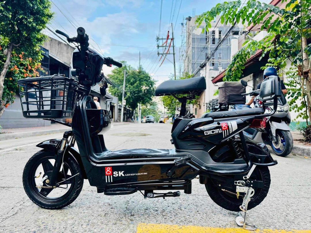 SK GICIN ELECTRIC BIKE WITH PEDAL (DIGITAL GAUGE), Sports Equipment ...
