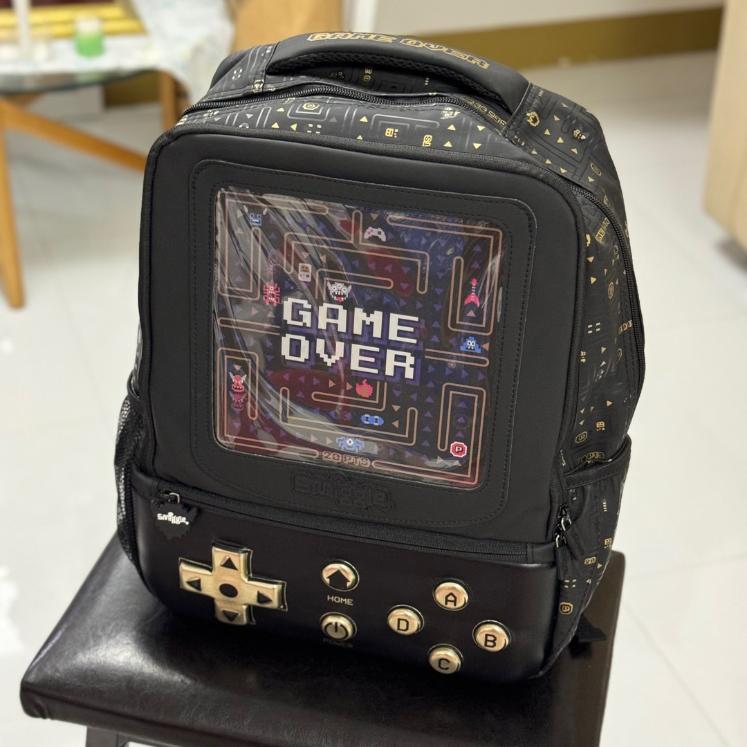 Smiggle Gold Gamer Classic Backpack, Men's Fashion, Bags, Backpacks on ...