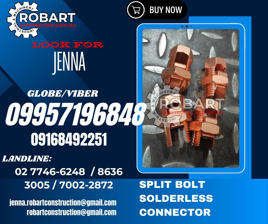 Split Bolt Solderless Connector Model: TJ50-70 AWG: 1/0-2/0 ...