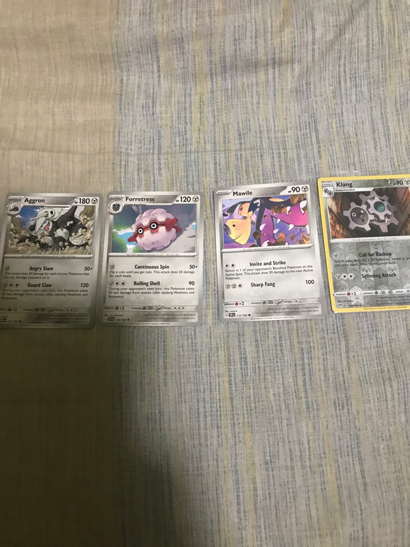 Steel english pokemon cards set (Please see description), Hobbies ...