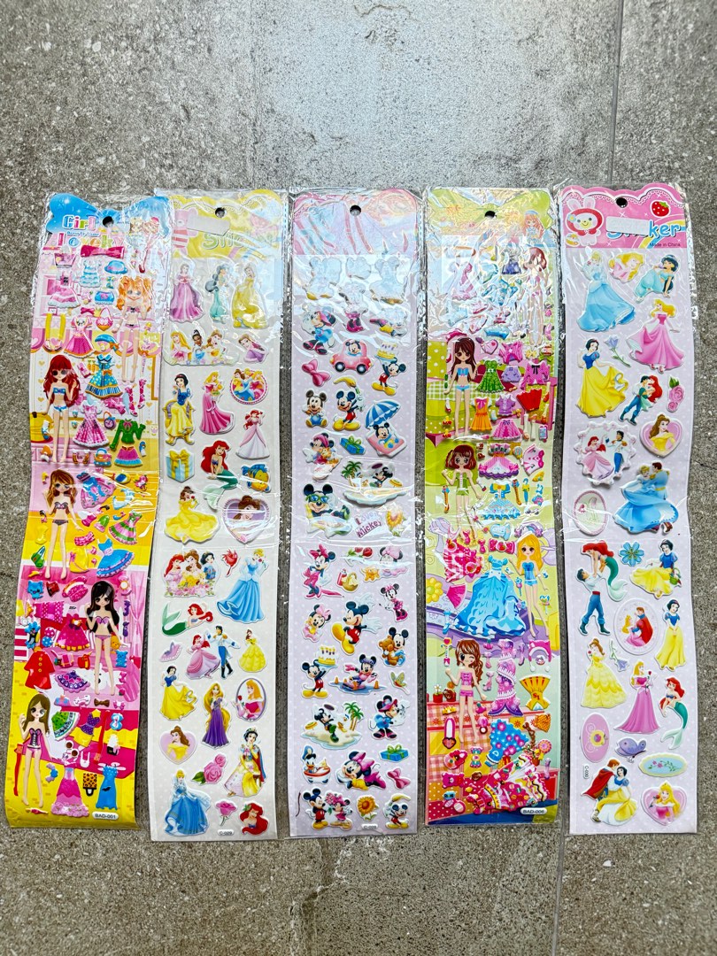 Sticker Anak Karakter Gambar Princess Mickey Mouse Fashion [NOMOR ...