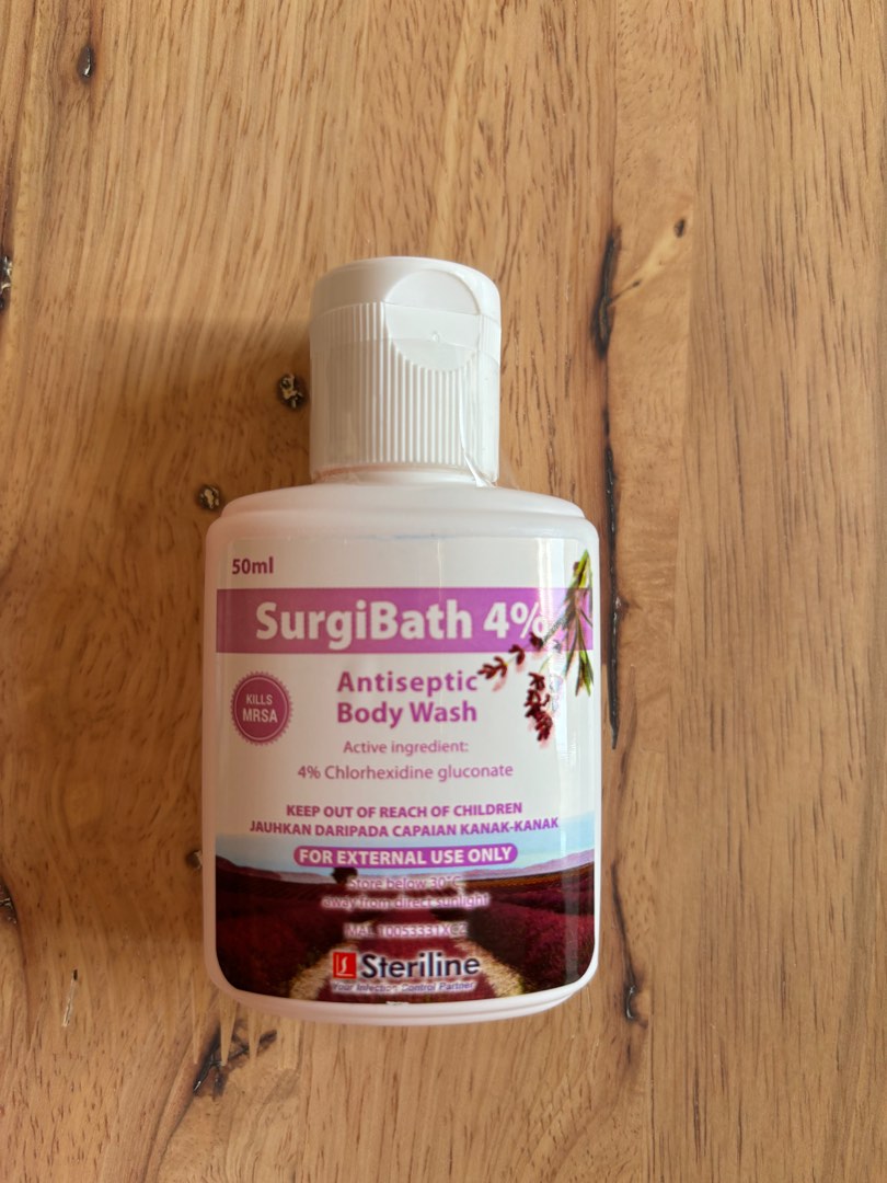 SurgiBath 4% Antiseptic Body Wash 50mL (Exp: October 2025 ...