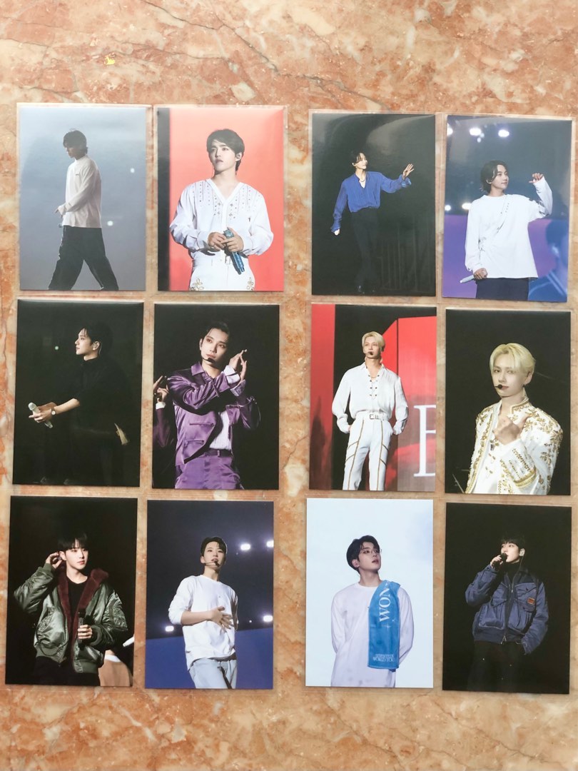 SVT Seventeen Follow Museum Tour Card Set A & B SCOUPS JEONGHAN JOSHUA JUN HOSHI WONWOO DK ...