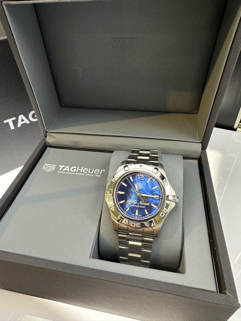 Tag Heuer Aquaracer Watch Limited Edition Mother of Pearl the Fiji ...