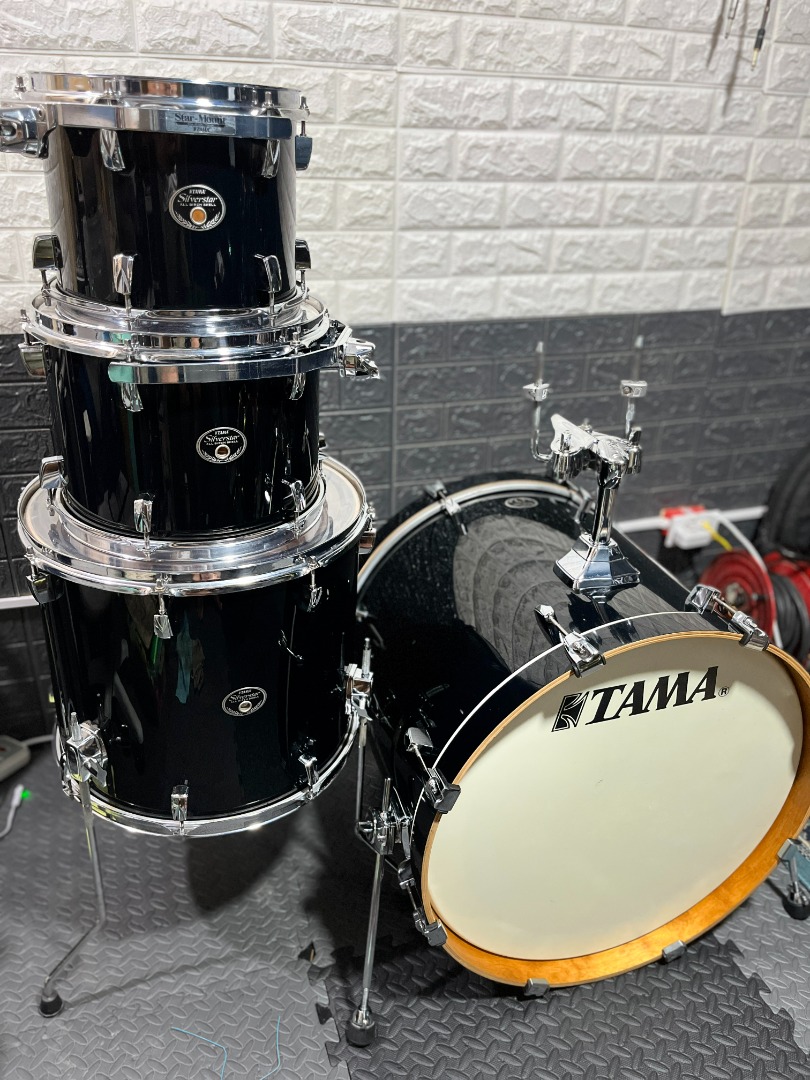 TAMA Silverstar 4pcs Shellpack All Birch Shell with EVANS EC2 Drumheads ...