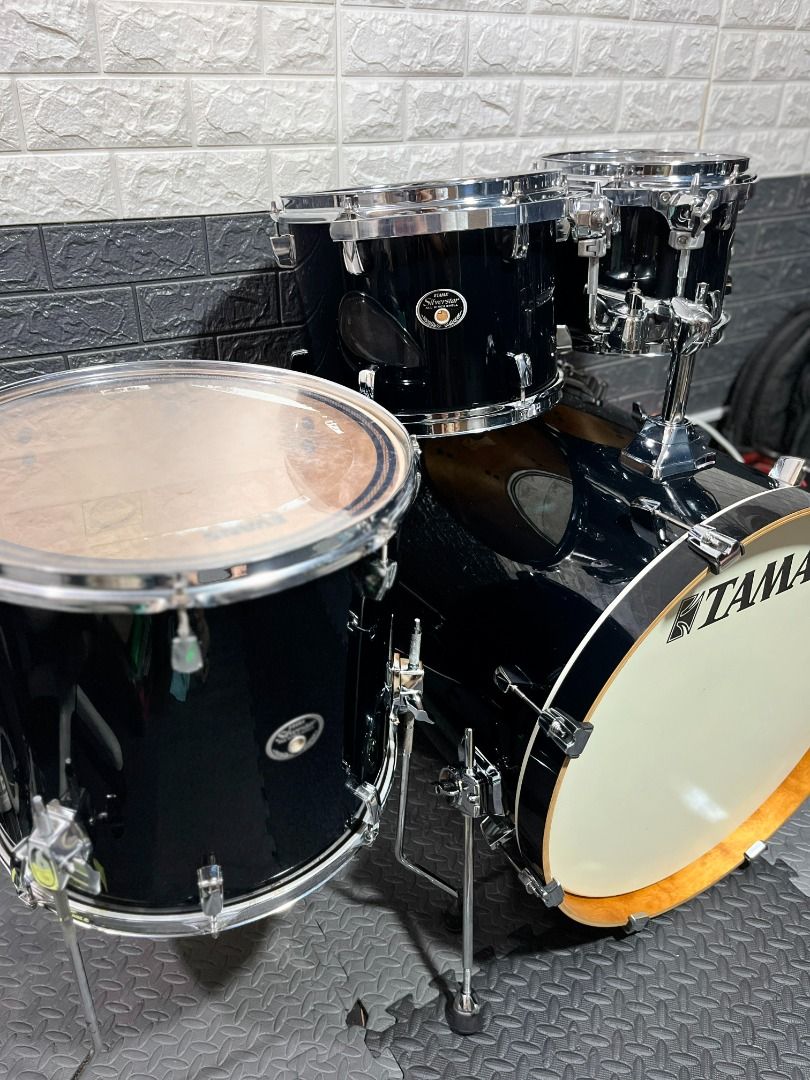 TAMA Silverstar 4pcs Shellpack All Birch Shell with EVANS EC2 Drumheads ...
