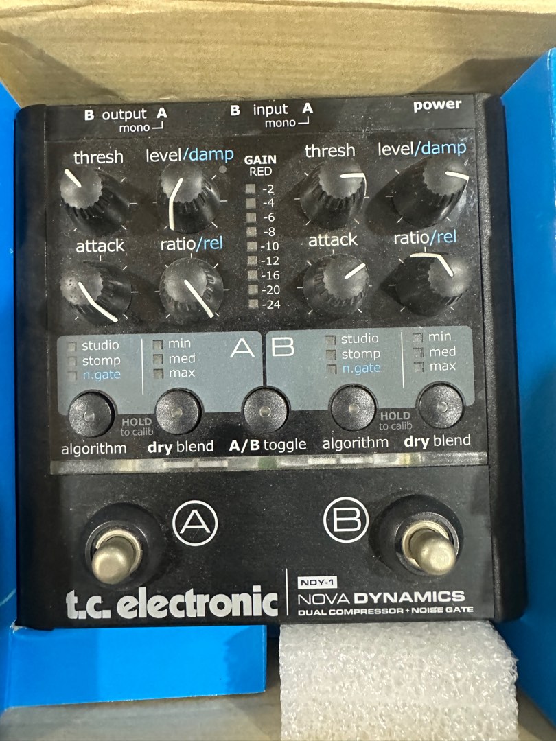 Tc Electronic Nova Dynamics, compressor and noise gate guitar or bass ...
