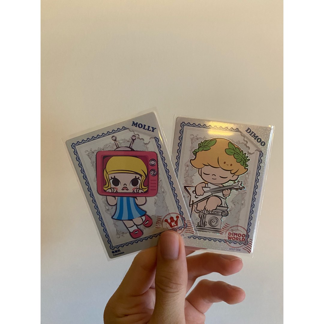 2x Popmart Collection Cards (with Soft Protector), Hobbies & Toys ...