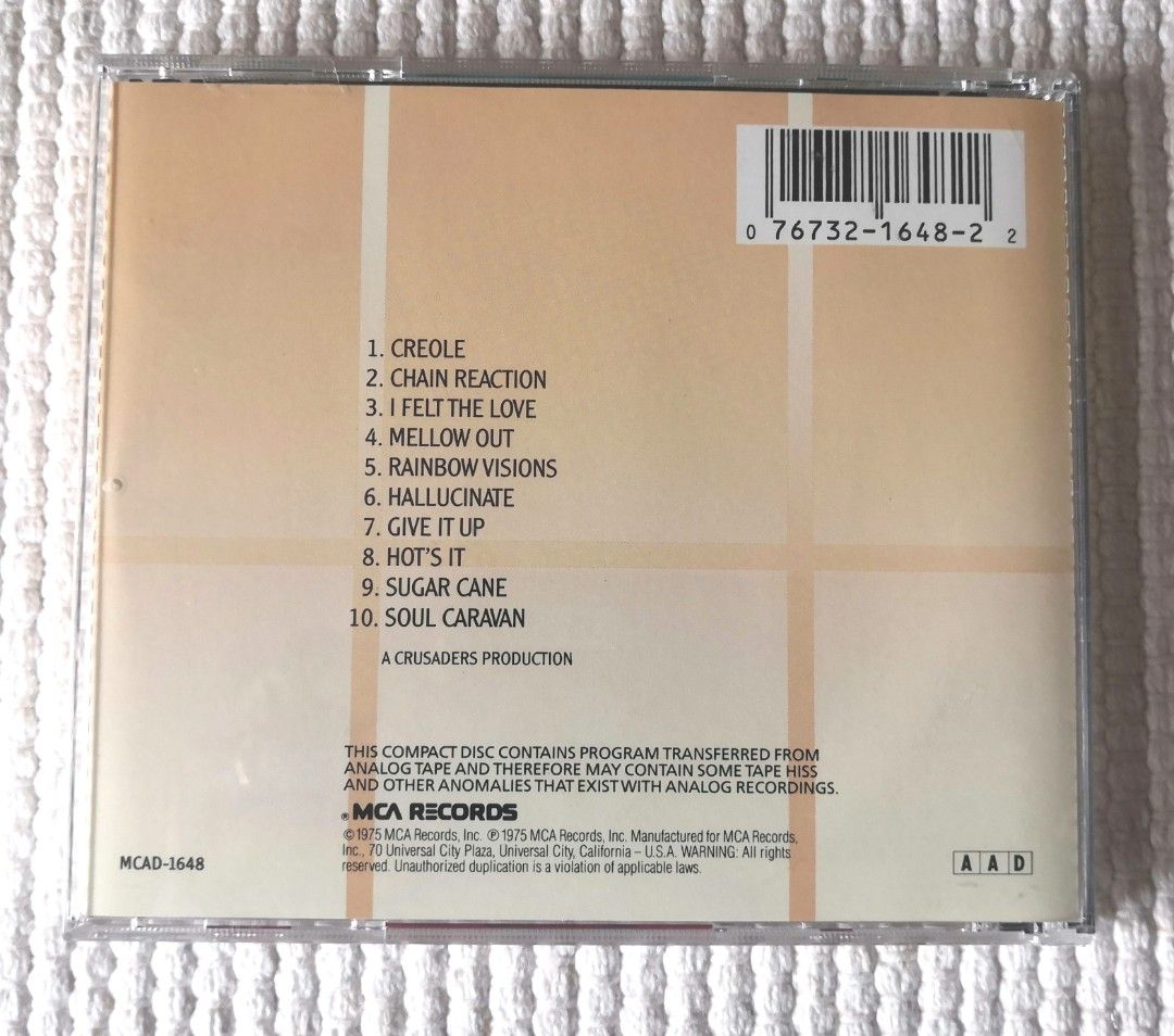 THE CRUSADERS / CHAIN REACTION / Album CD, Hobbies & Toys, Music ...