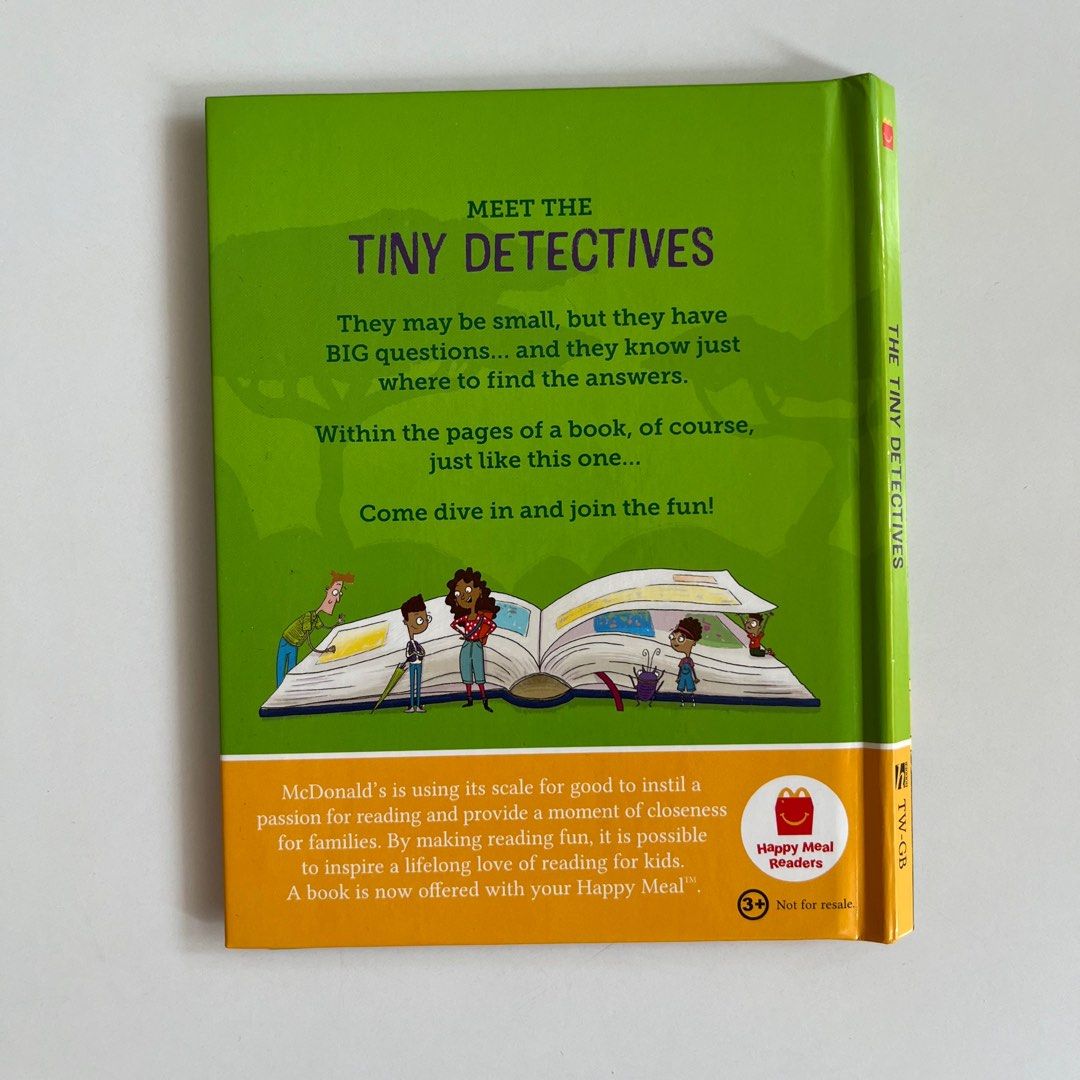 麥當勞小書《the tiny detectives》, 書籍、休閒與玩具, 書本及雜誌, 童書、著色互動書在旋轉拍賣