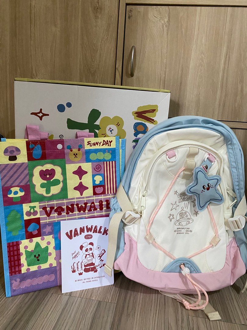 Vanwalk Candy Star Backpack, Women's Fashion, Bags & Wallets, Backpacks ...