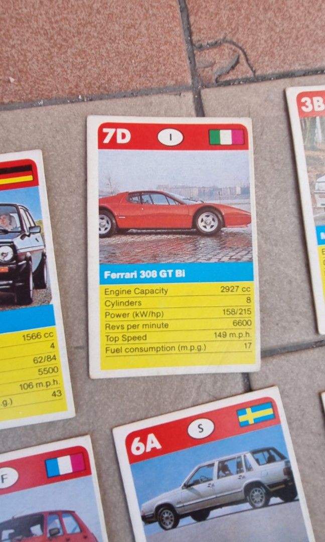 Vintage Playing Card Cars Rare, Hobbies & Toys, Collectibles ...