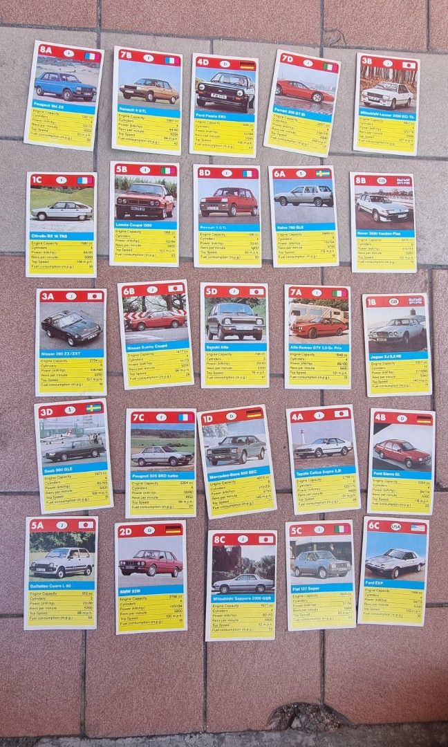 Vintage Playing Card Cars Rare, Hobbies & Toys, Collectibles ...