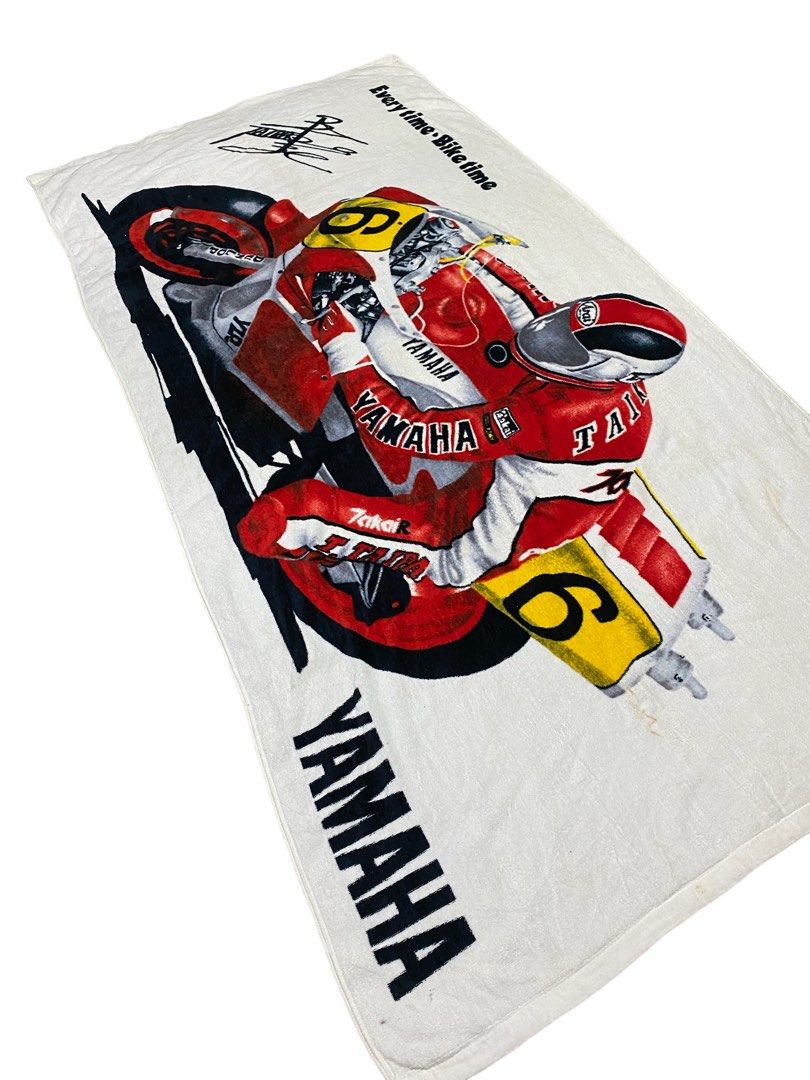 Vintage Yamaha towel, Furniture & Home Living, Bedding & Towels on ...