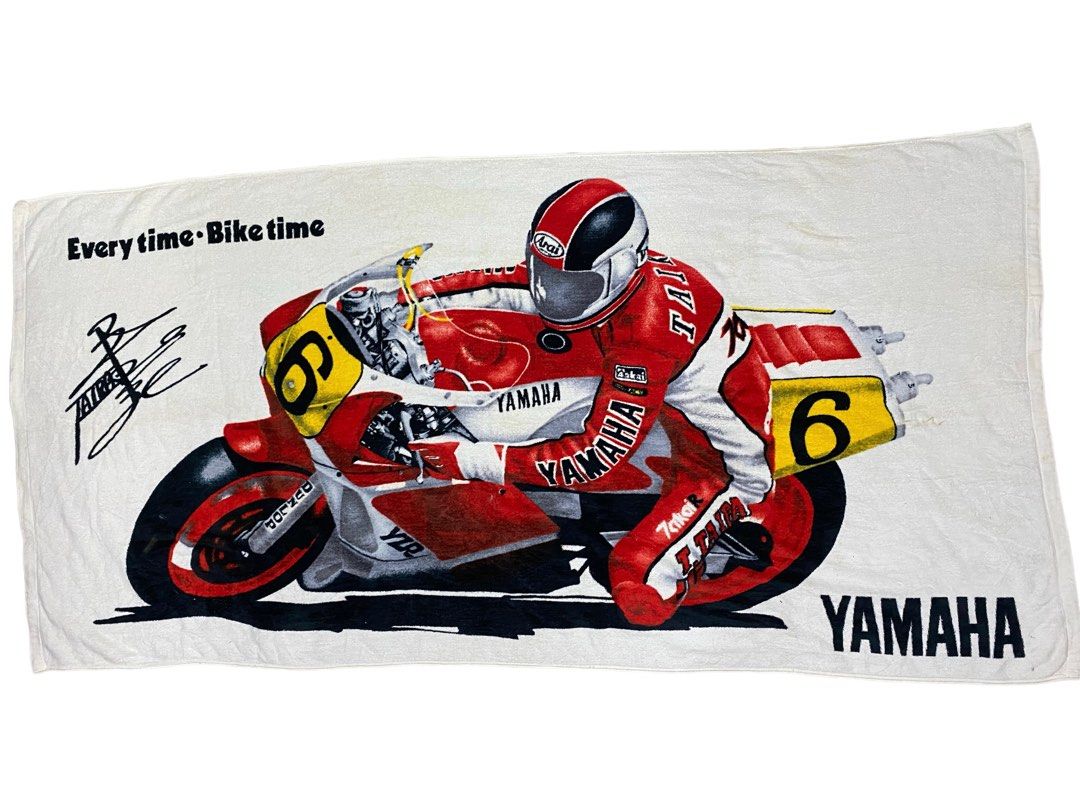 Vintage Yamaha towel, Furniture & Home Living, Bedding & Towels on ...
