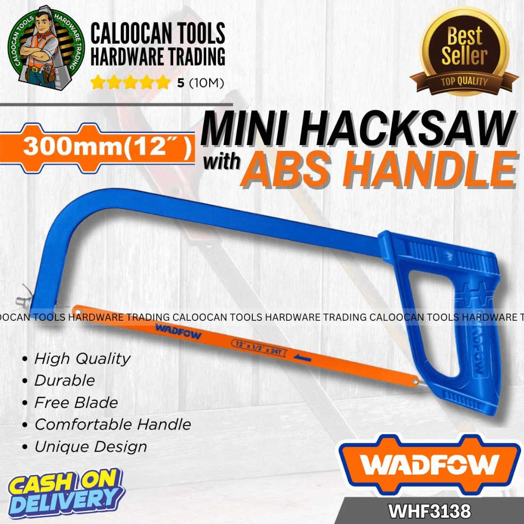 Wadfow 12" x 1/2" Mini Hacksaw Frame with ABS handle (WHF3138 ...