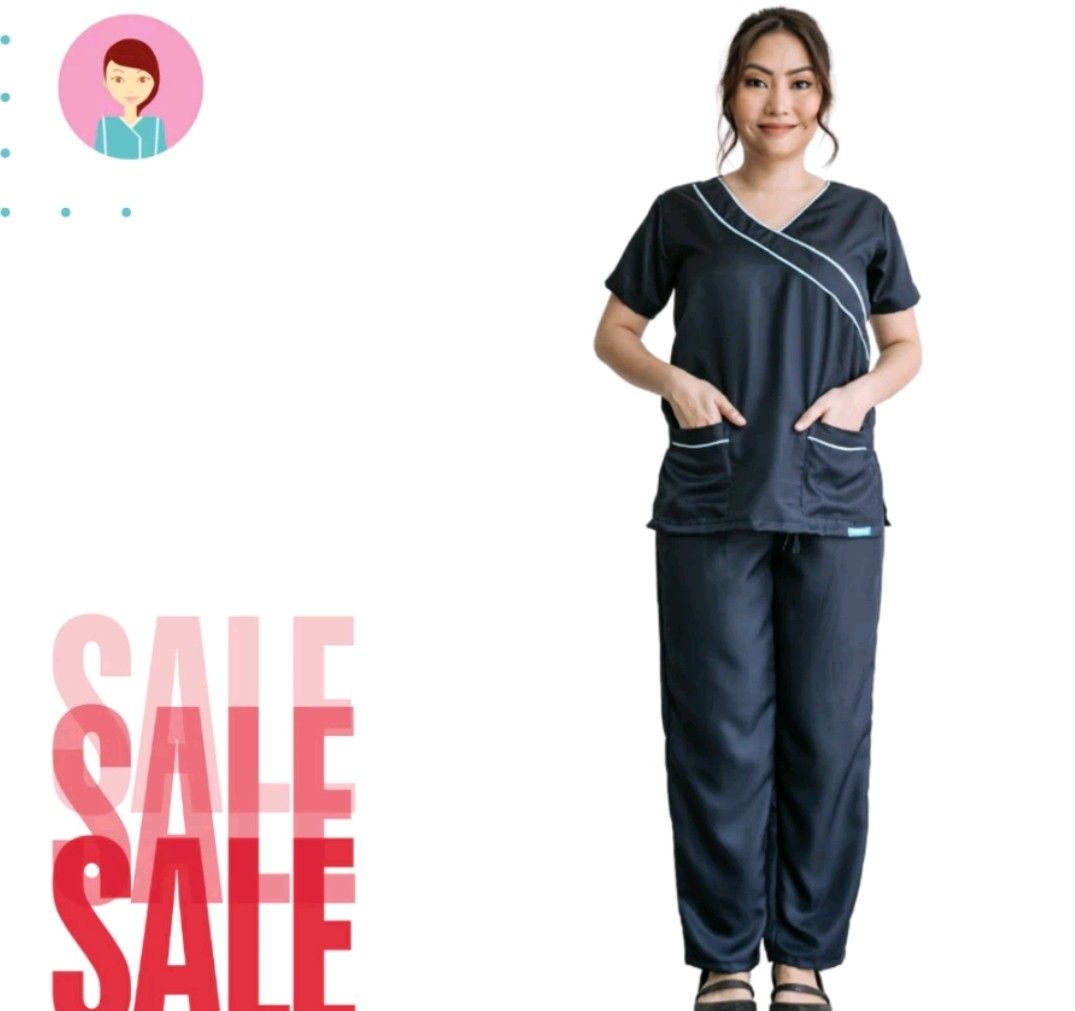 Yaya / Nanny Scrubs Uniform, Babies & Kids, Babies & Kids Fashion on ...
