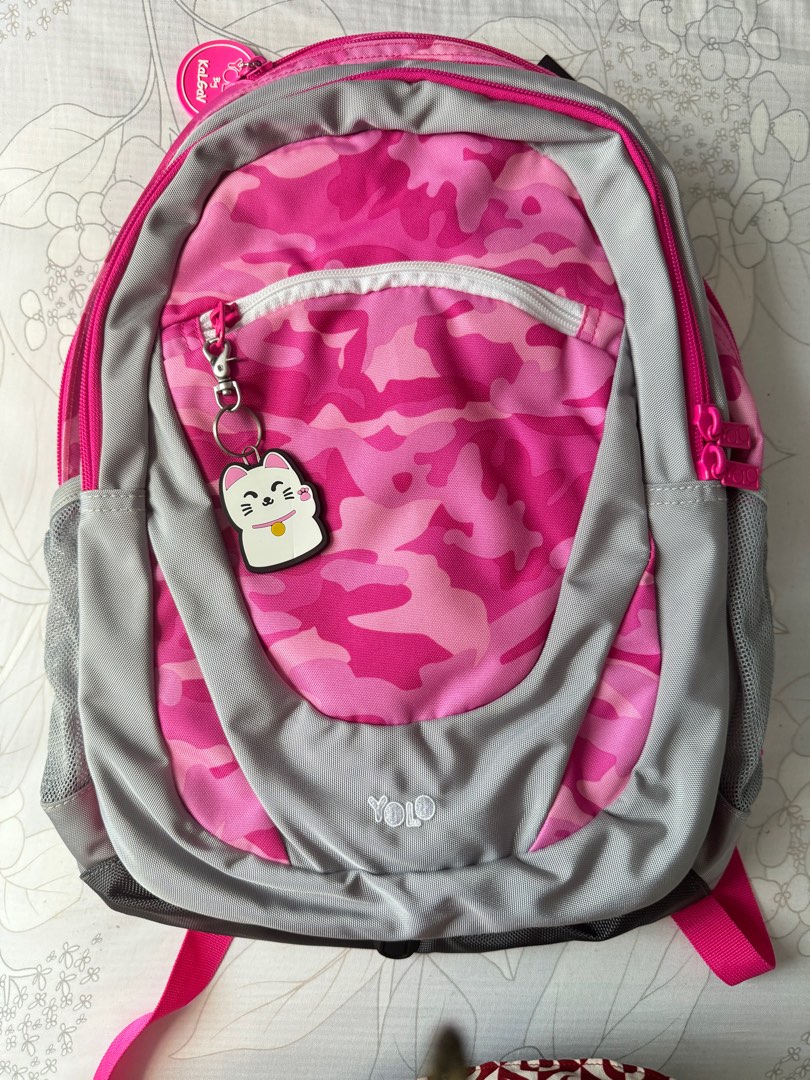 YOLO backpacks, 2 bags can be turned into 1, Women's Fashion, Bags ...