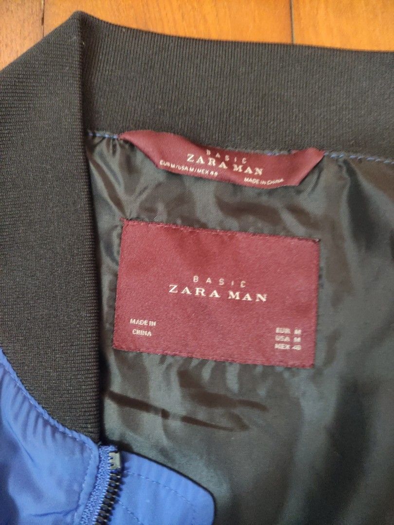 ZARA Man Bomber Jacket M size, Men's Fashion, Coats, Jackets and ...