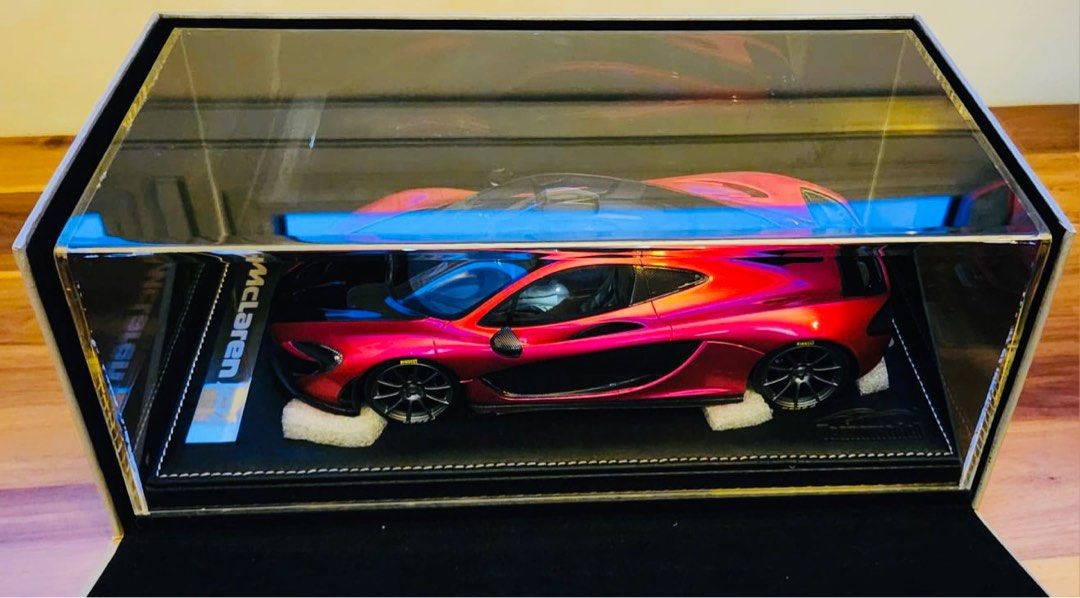 1/18 Mclaren P1 in Flash Pink with Titanium Wheels, Hobbies & Toys ...