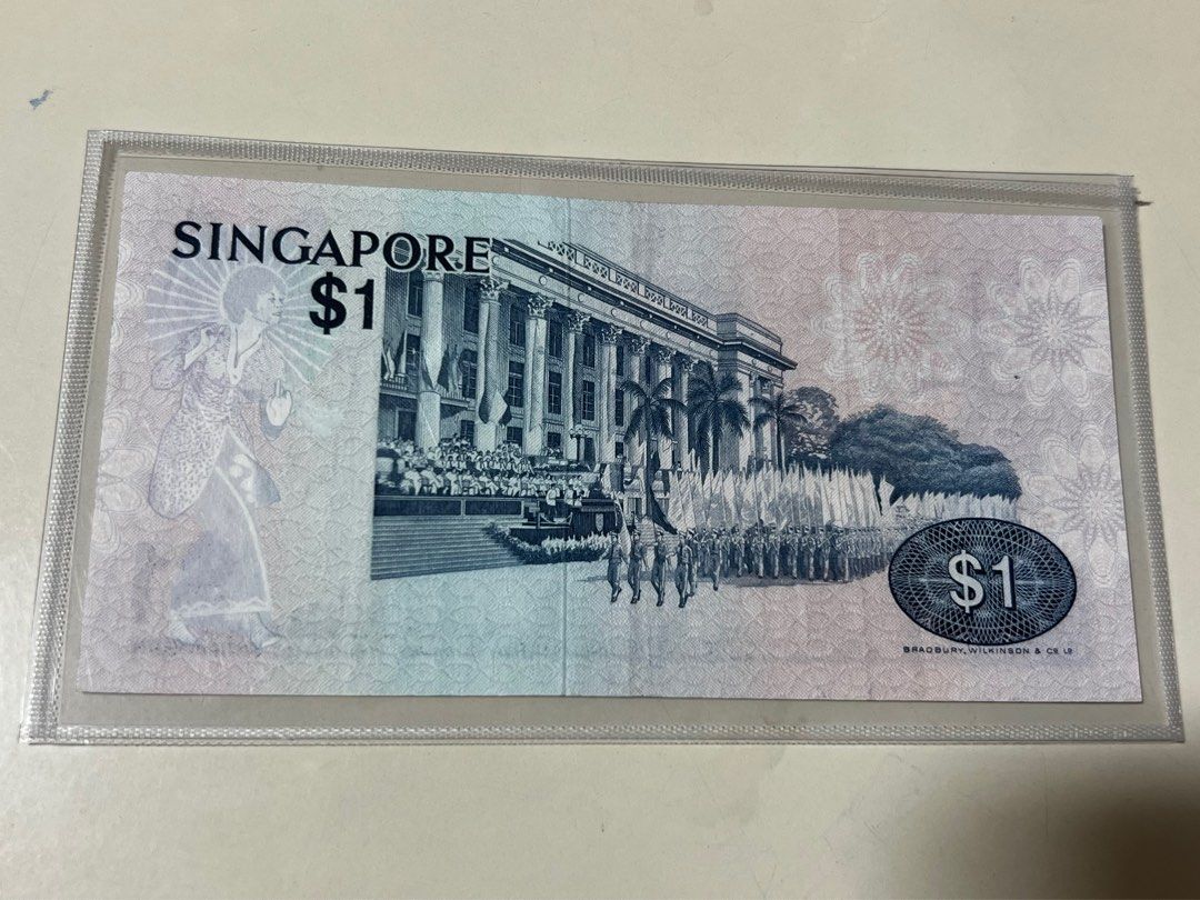 123455 Bird $1 with fancy ladder number banknote, Hobbies & Toys ...